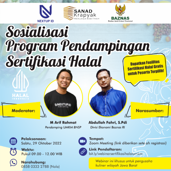 Sertifikasi Halal untuk UMKM - Kampus NextUp Sertifikasi Halal untuk UMKM - Kampus NextUp