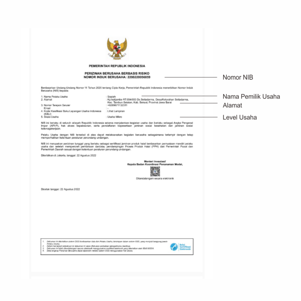 Pentingnya Nomor Induk Berusaha (NIB) untuk UMKM | Nextup ID